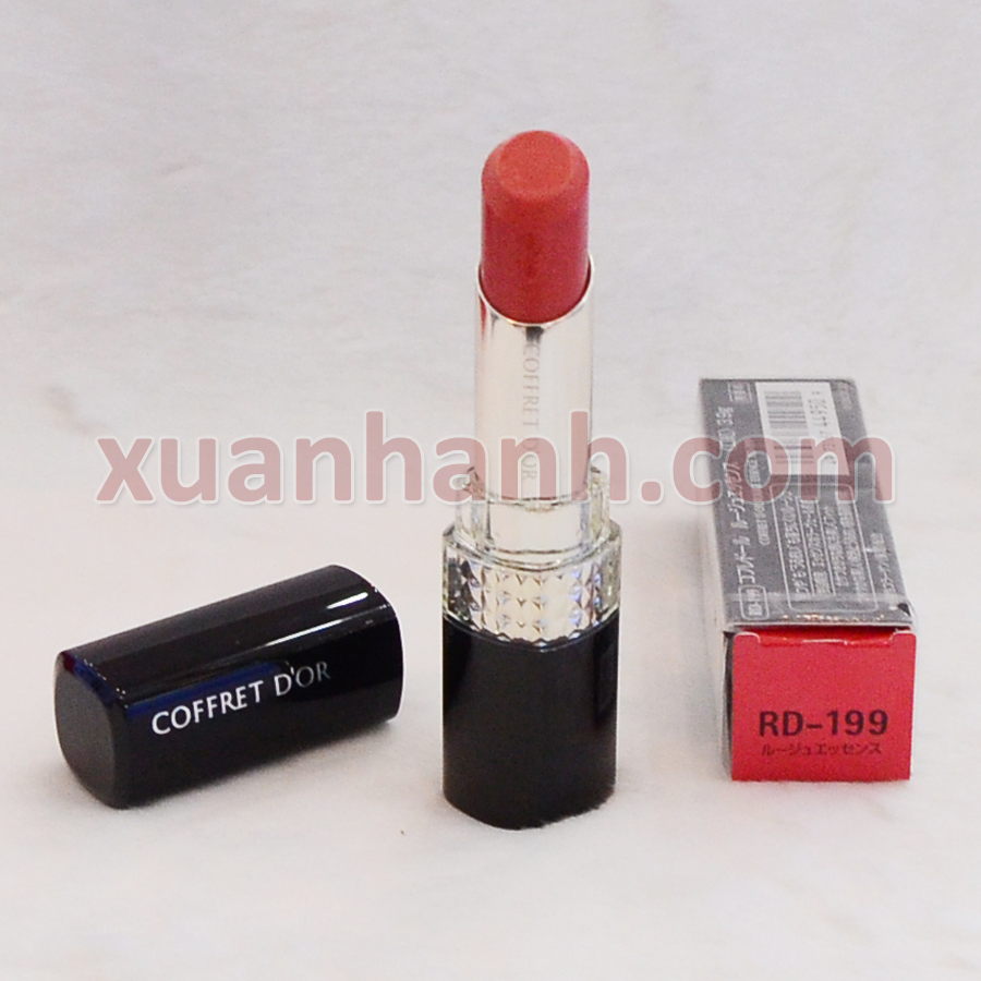 Son Kanebo Coffret D'or dòng son cao cấp từ Nhật, mềm mượt, hồng đất RD199